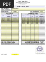 Material Reconciliation Sheet Template | PDF | Sand | Building Technology