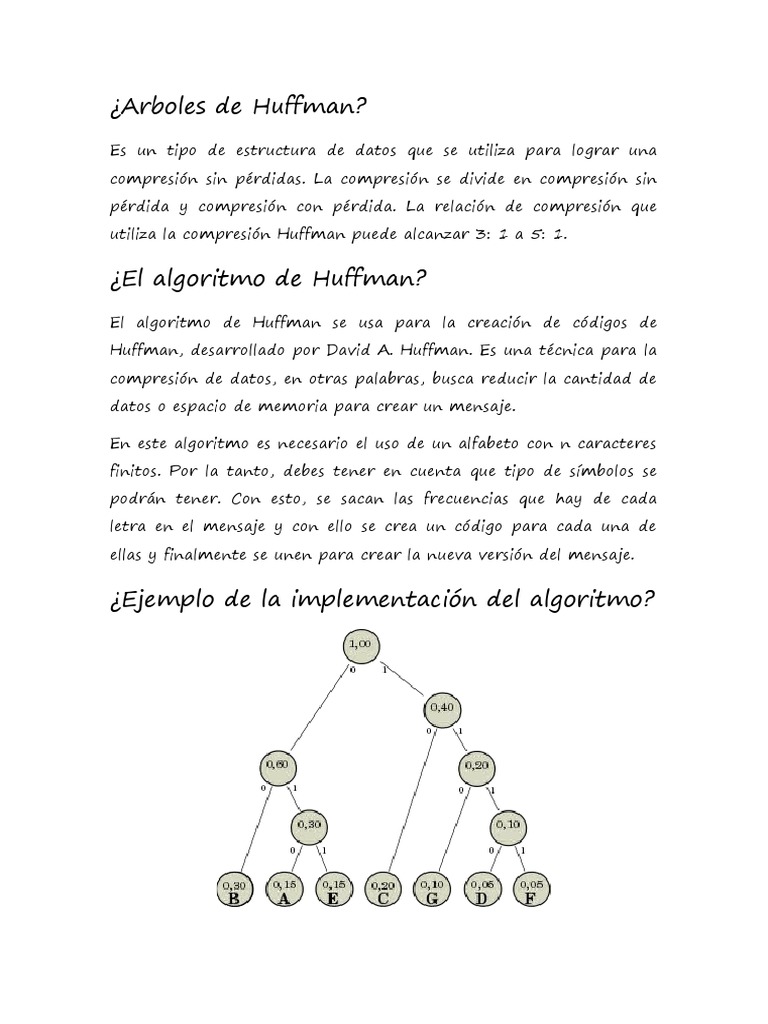 Arboles de Huffman | PDF | Tecnología
