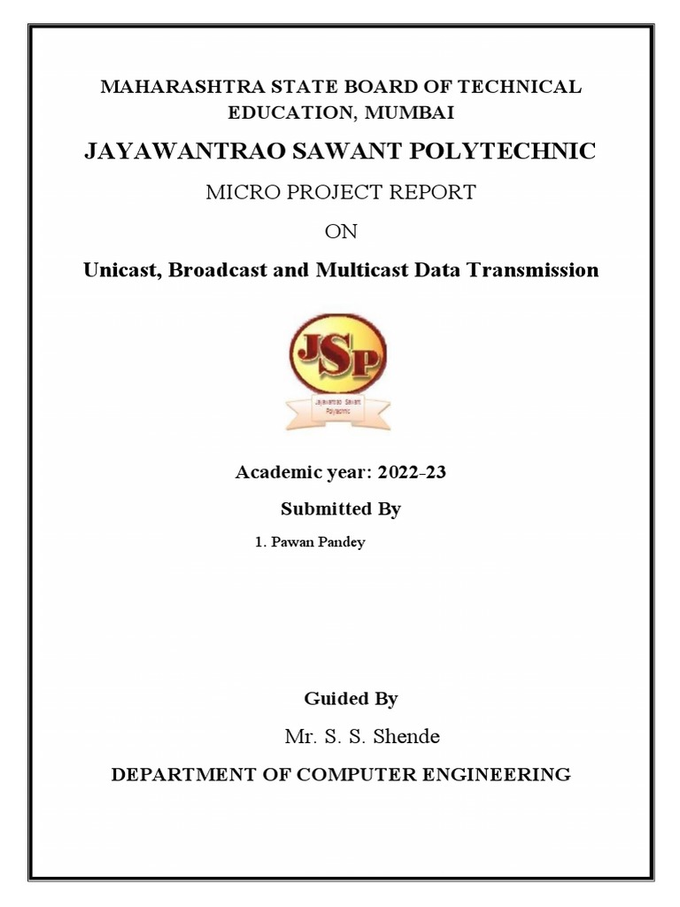 ACN Microproject | PDF | Computer Network | Multicast