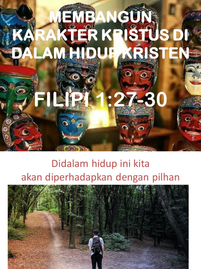 Membangun Karakter Kristus dalam Hidup | PDF