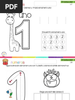 Numeros Del 1 Al 10 Preescolar | PDF
