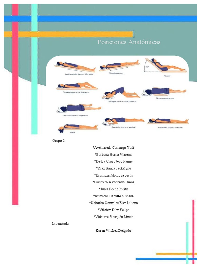Guía de Posiciones Anatómicas | PDF | Términos anatómicos de ubicación | Rodilla
