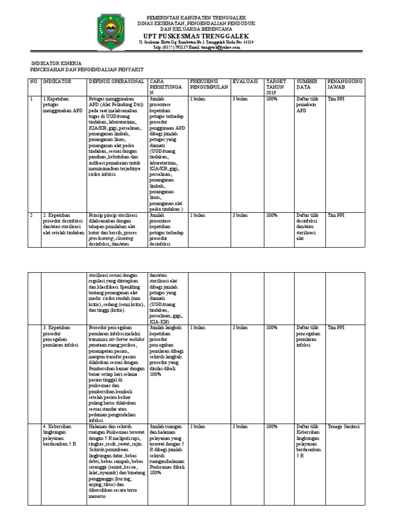 Indikator Ppi 2019 | PDF