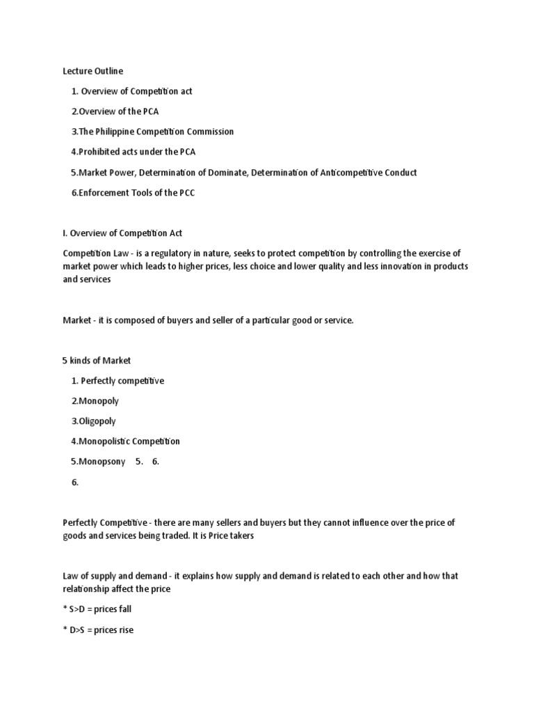 PCA Part 1 | PDF | Monopoly | Market Power