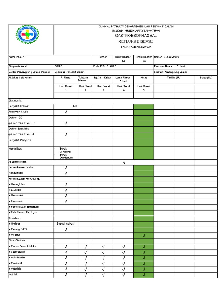 Pathway Penanganan Gerd Di Rsud Pdf