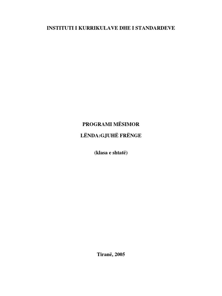 0.4 Frengjishtja 7 RE Frengjisht | PDF