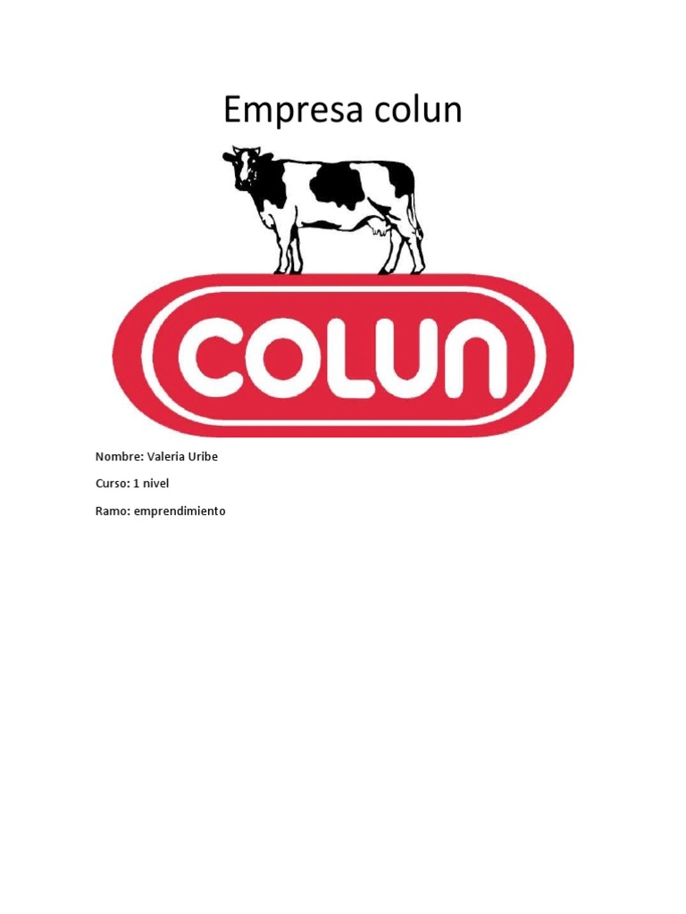 Misión y visión de Colun | PDF | Leche | Queso