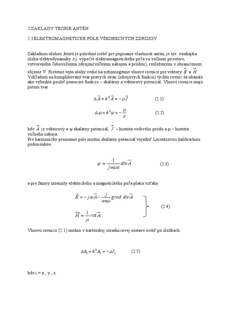 Pr07 - Zaklady Teorie Anten | PDF