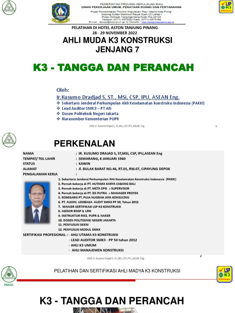 K3 Tangga Dan Perancah | PDF | Komputer