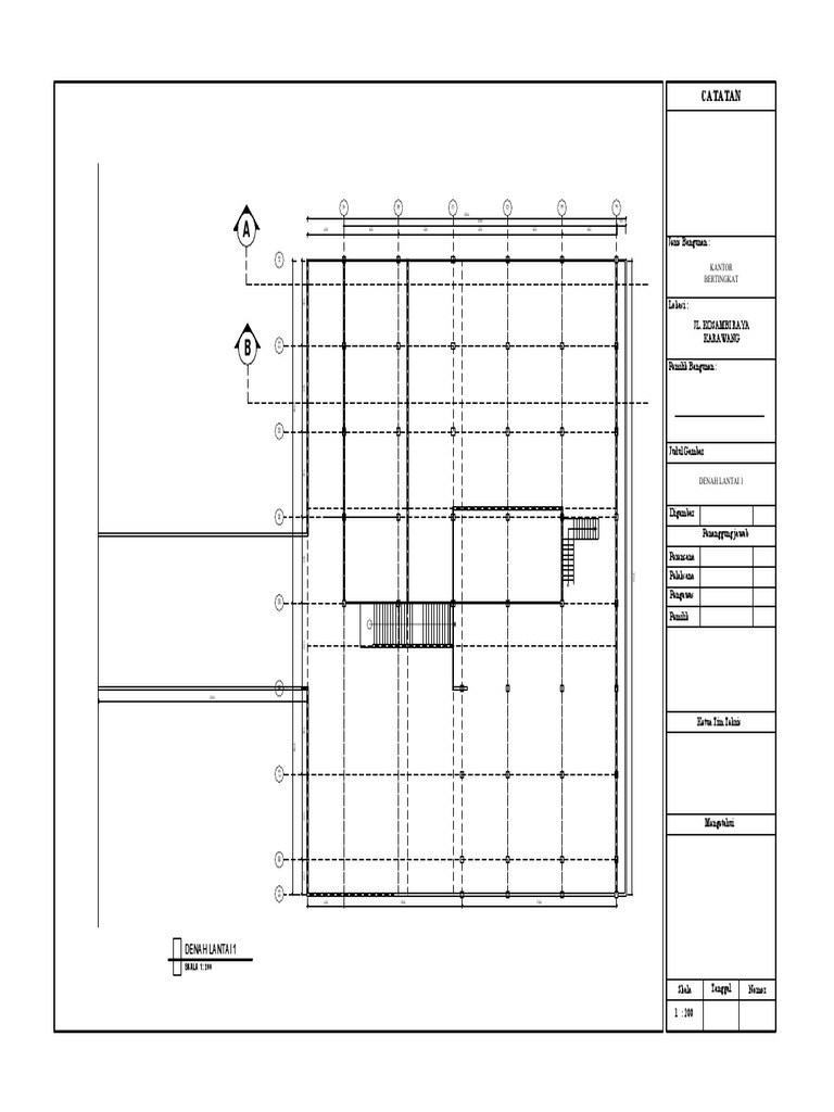 Denah Kantor Bertingkat | PDF