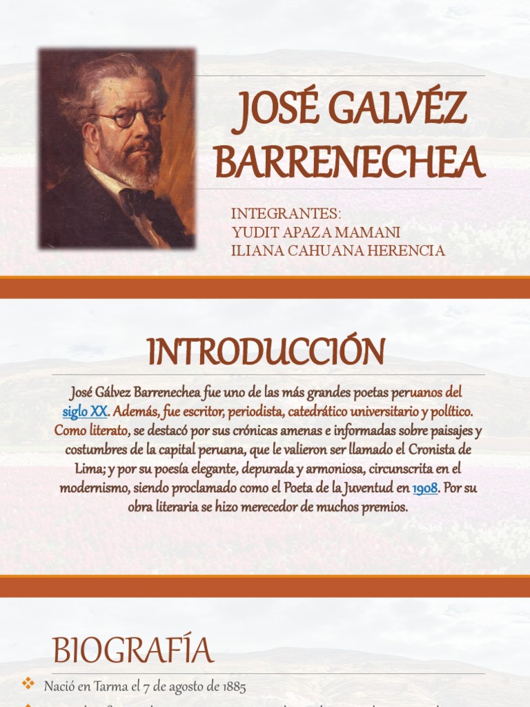 José Galvéz Barrenechea 123 | PDF | Poesía | Clásicos