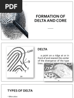 Core and Delta in Fingerprint Analysis | PDF | Fingerprint