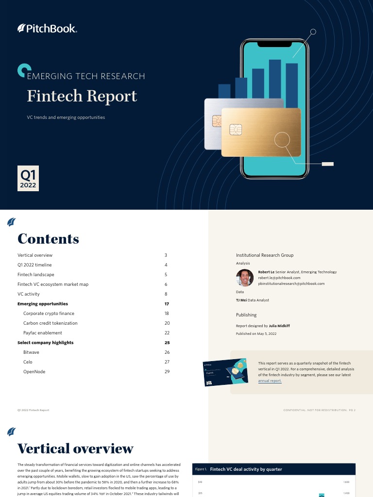 Q1 2022 Fintech Report 1130 | PDF | Financial Technology | Finance ...