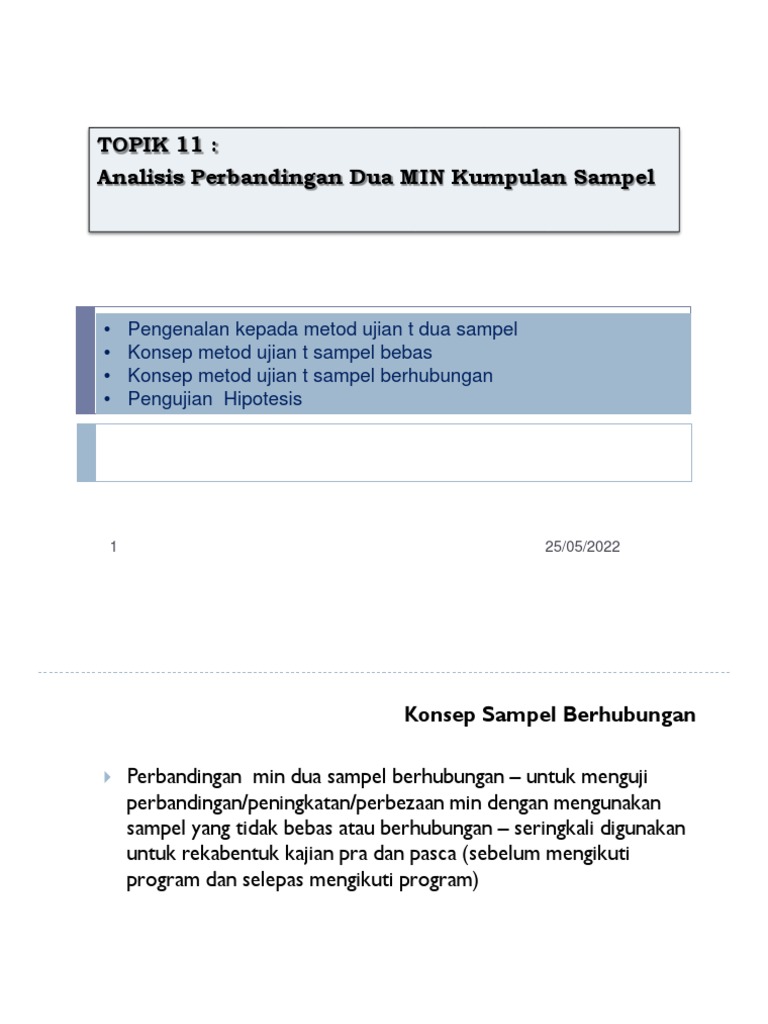 Topik 11 SSQL 1113 Sem 11 Sesi 2021 2022b | PDF
