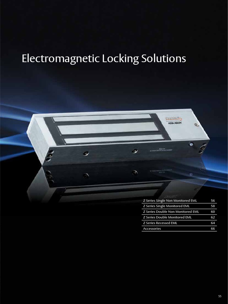 Trimec EM Lock | PDF | Electromagnetism | Manufactured Goods
