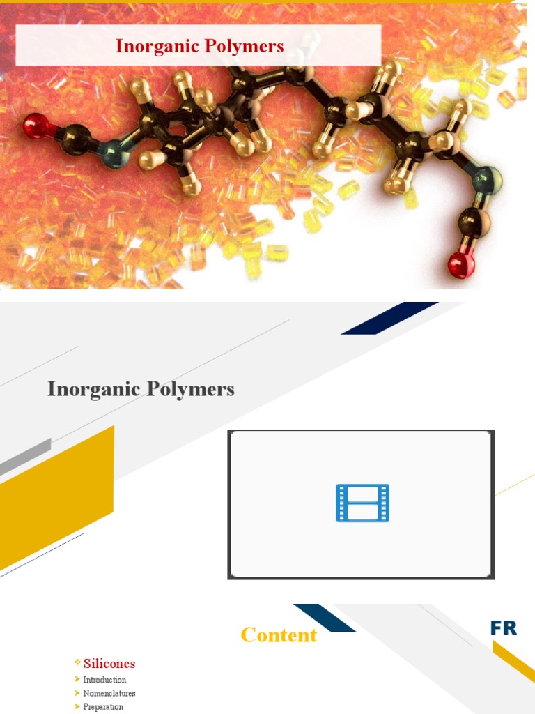 Overview of Inorganic Polymers | PDF | Polymers | Silicone