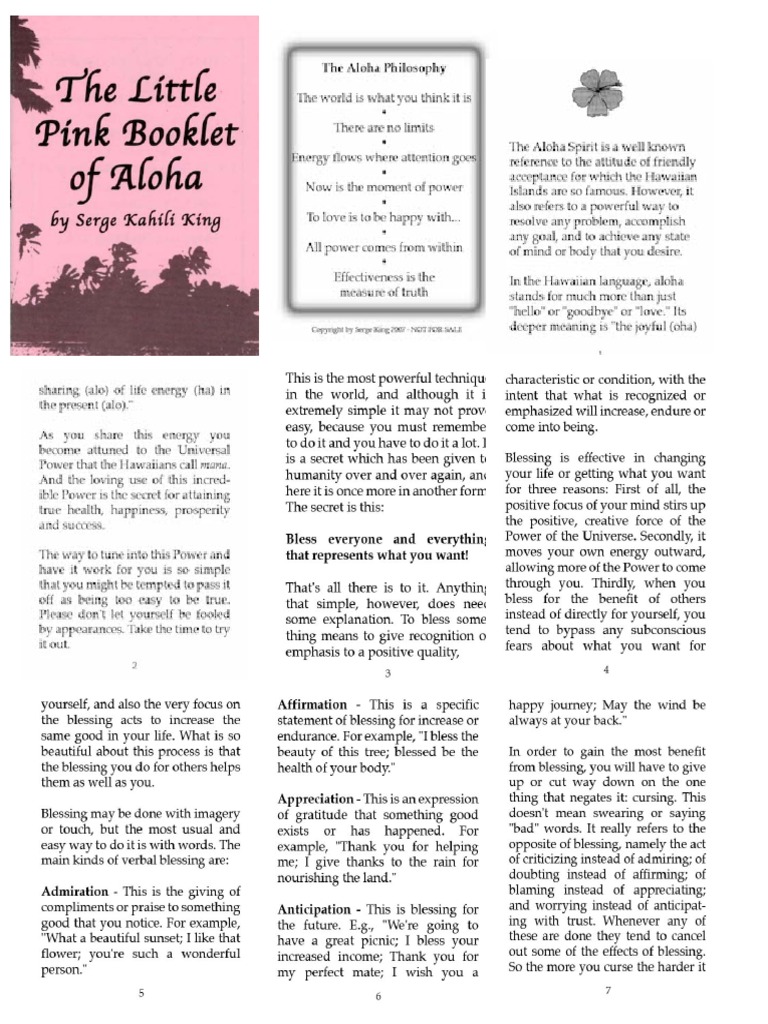Pink Booklet | PDF