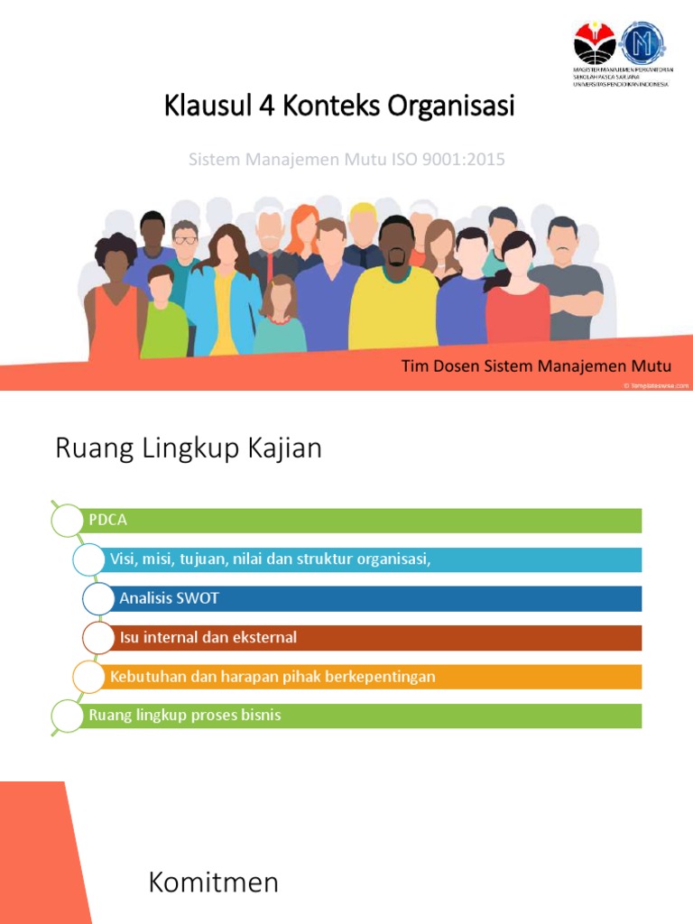 Klausul 4 Konteks Organisasi | PDF