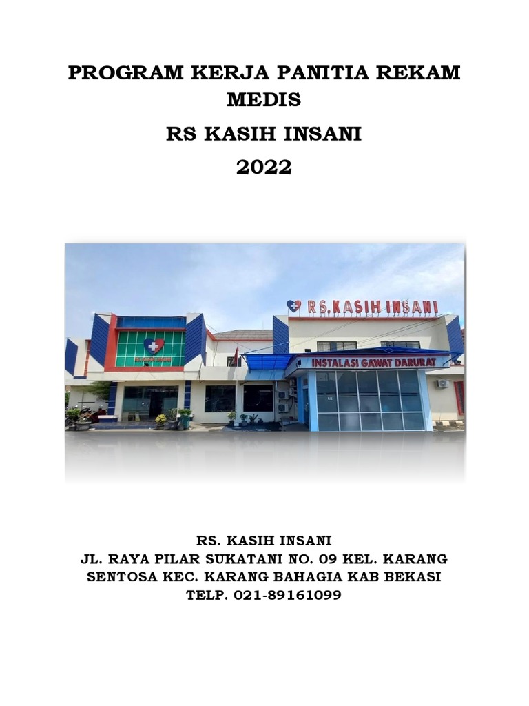Program Kerja Panitia Rekam Medis | PDF