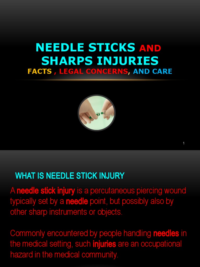 Needle Stick Injury | PDF | Hepatitis B | Hepatitis C