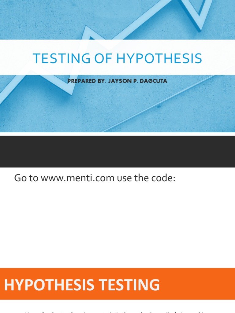 Understanding Hypothesis Testing Basics | PDF | Statistical Hypothesis ...