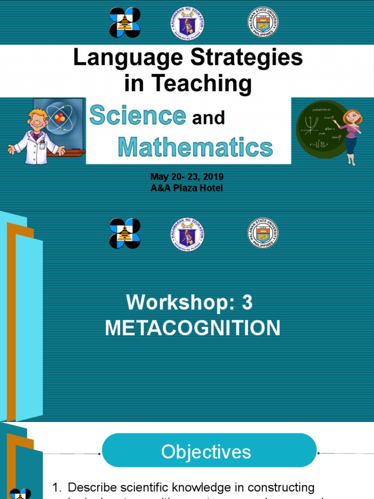 Workshop 3 Metacognition | Download Free PDF | Atoms | Metacognition