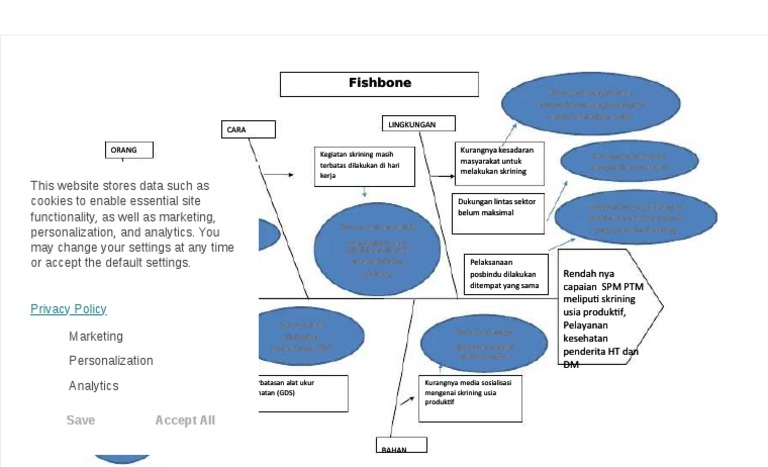 PDF Fishbone Usg Pdca PTM - Compress | PDF