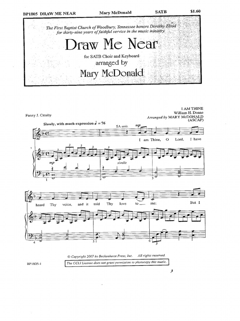 Draw Me Near | PDF