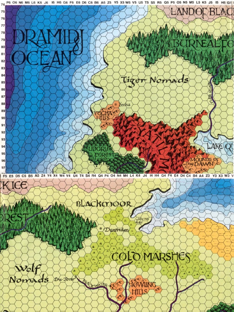 tsr01015 - AD&D Greyhawk - World of Greyhawk Map | PDF