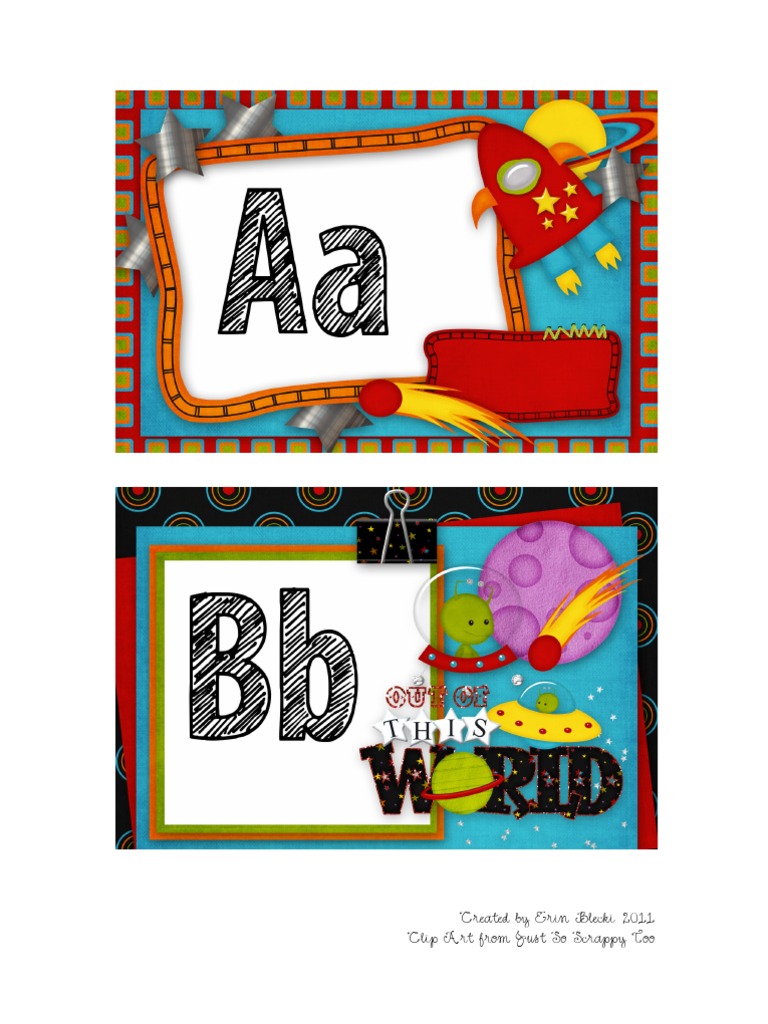 Space Word Wall Cards2 | PDF
