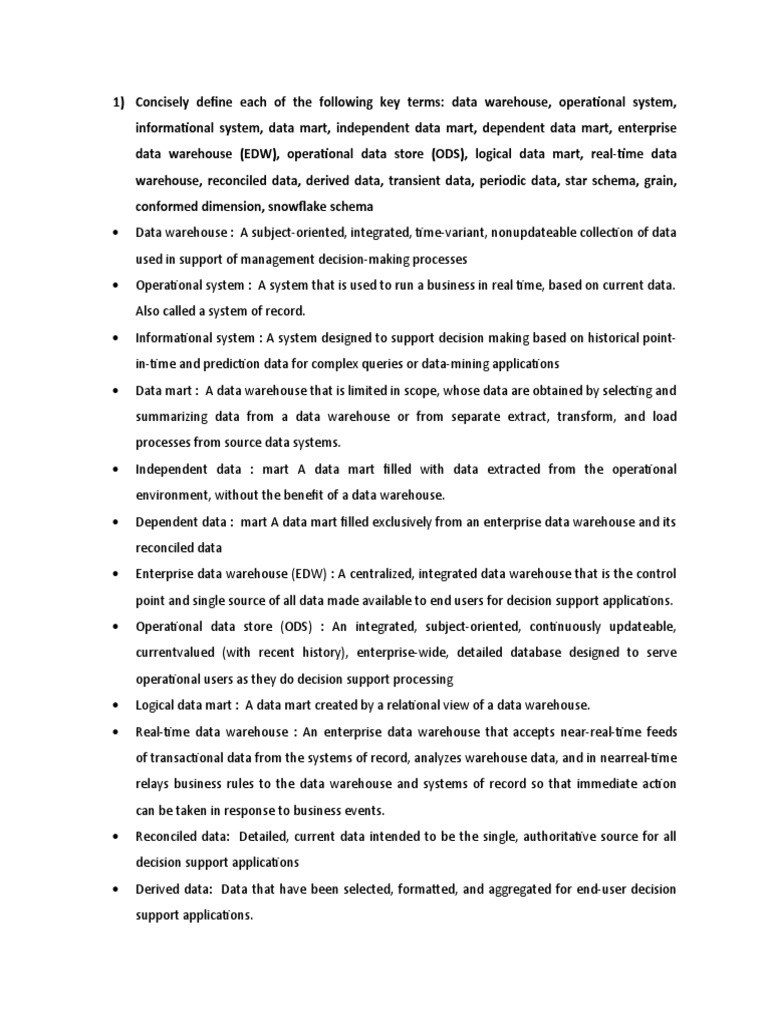 Data Warehousing | PDF | Data Warehouse | Databases