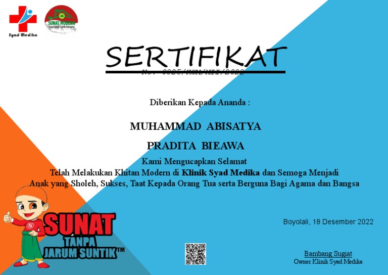 Sertifikat Sunat | PDF
