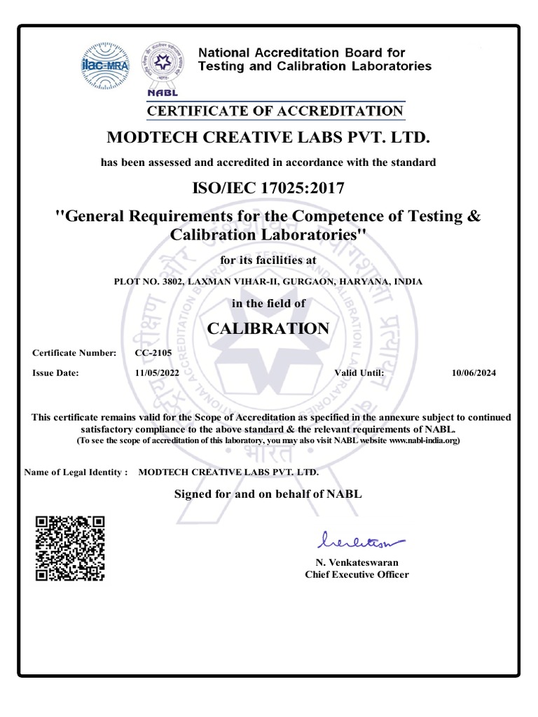 Modtech Scope | PDF | Calibration | Electrical Resistance And Conductance