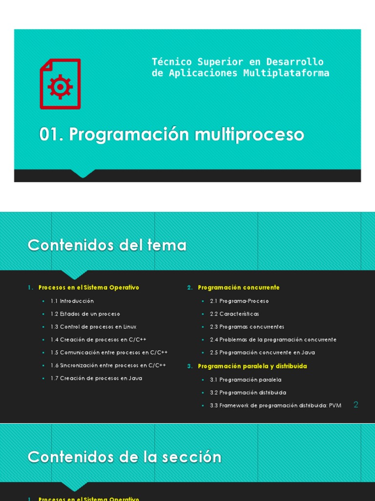 UA1-Programacion Multiproceso | PDF | Hilo (Computación) | Proceso ...
