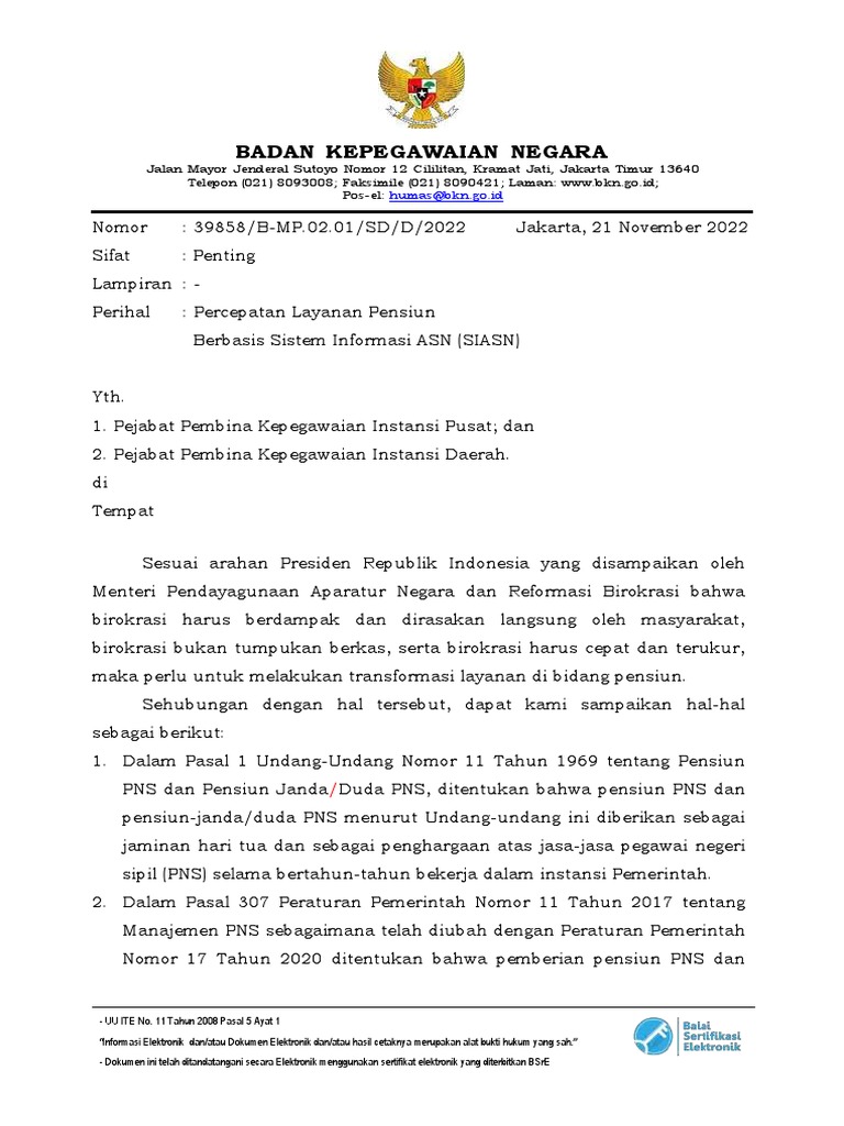 Surat Edaran PPO | PDF