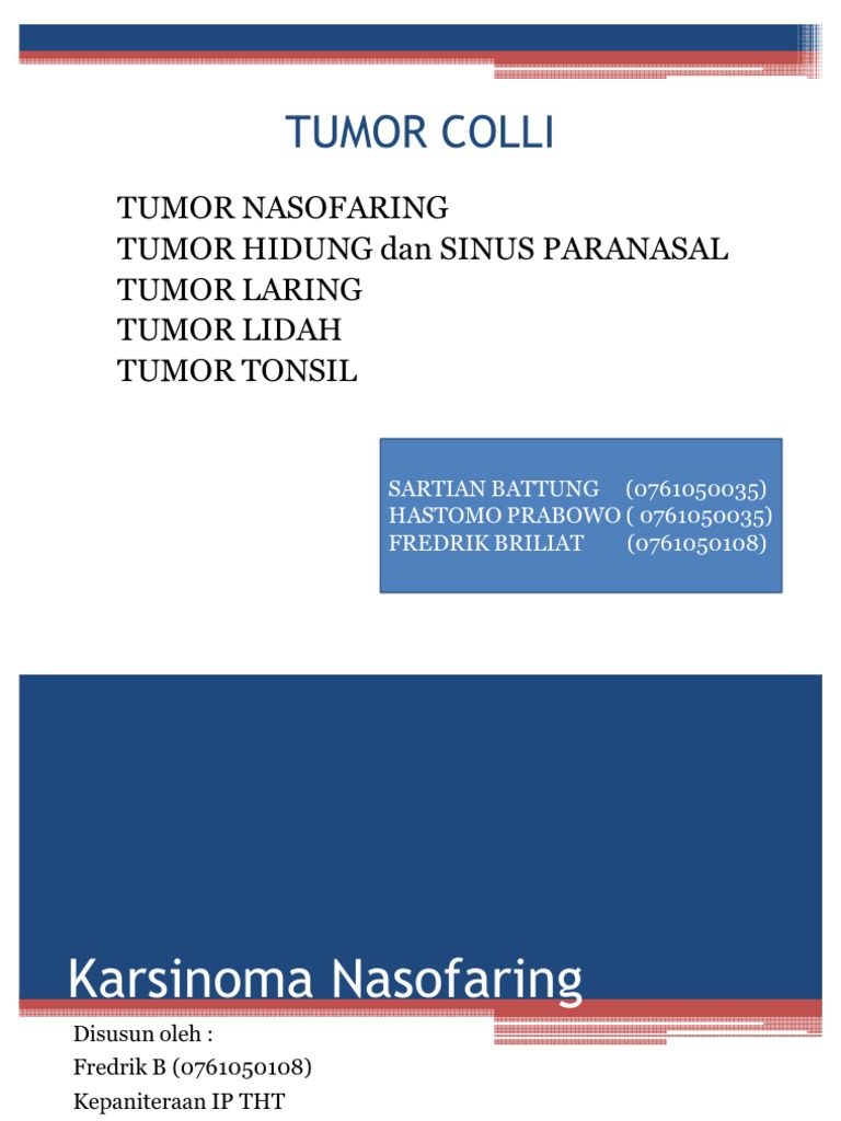 Tumor Colli Refrat | PDF
