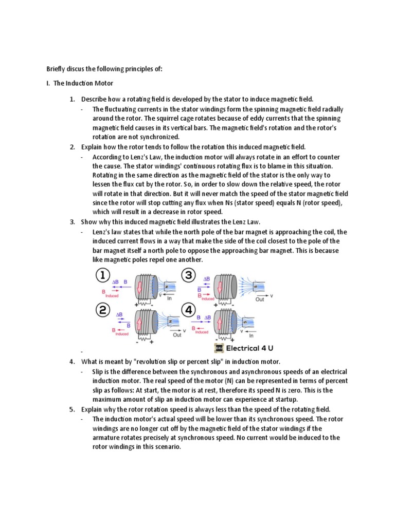 Final Exam | PDF | Electric Motor | Electromagnetic Induction