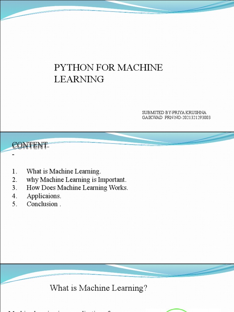 Intership | PDF | Machine Learning | Communication