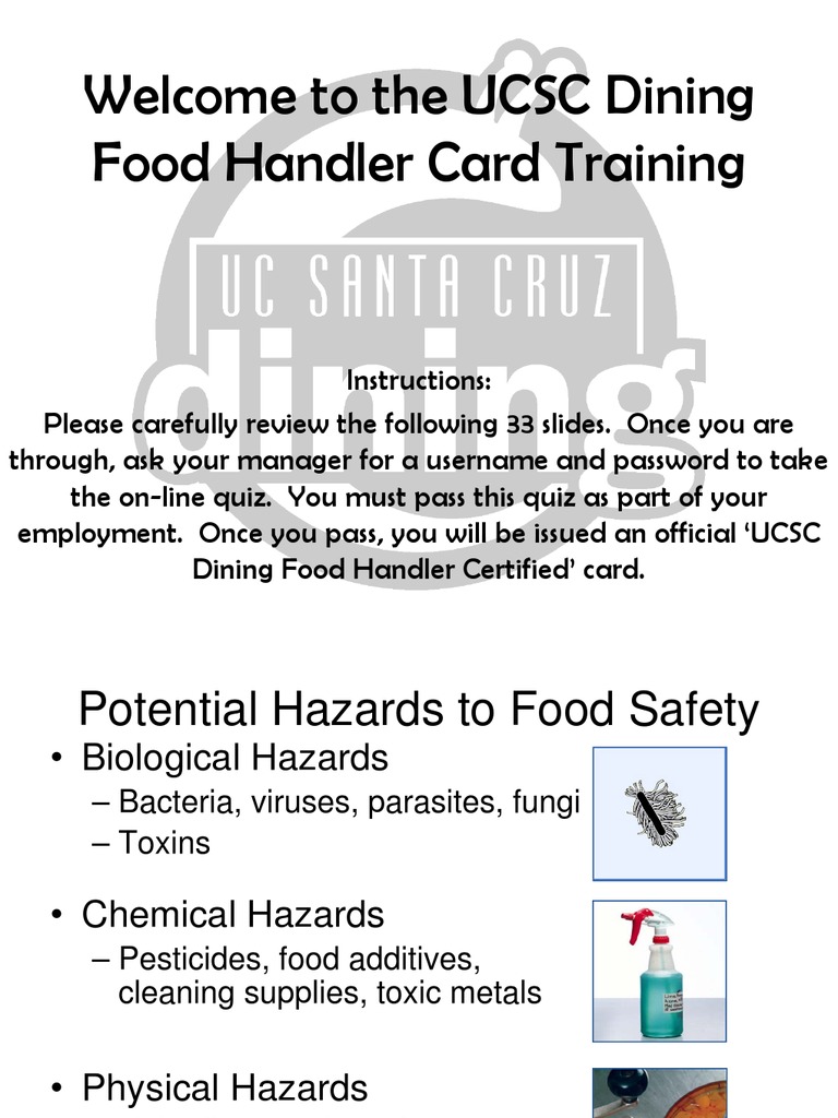 Servsafe Lite | PDF | Hand Washing | Foodborne Illness