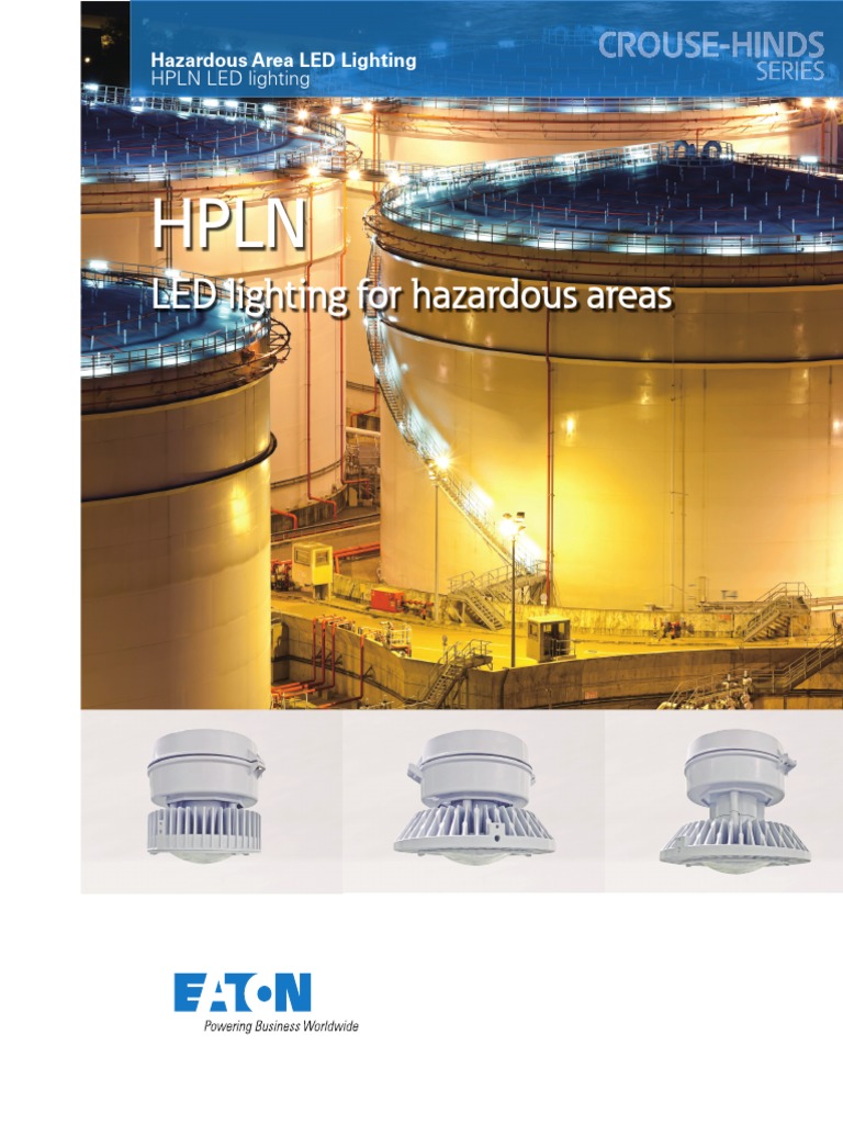 Crouse Hinds HPLN Led Brochure | PDF | Lighting | Components