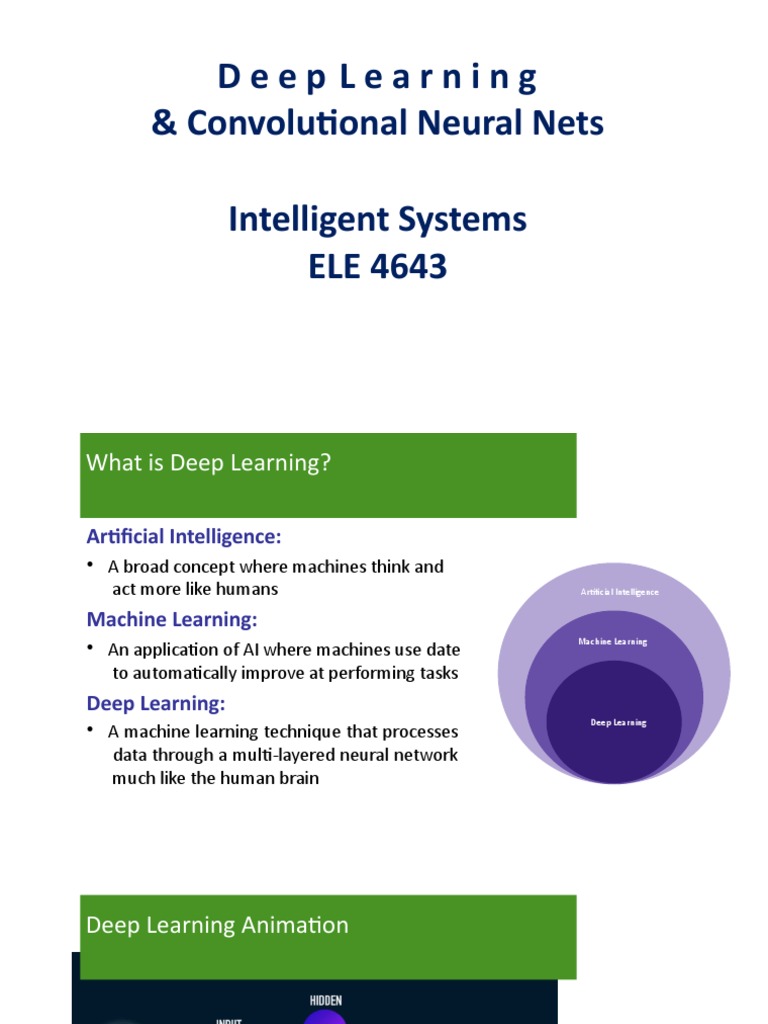 3 - DeepLearning - and - CNN v3 | Download Free PDF | Artificial Neural Network | Deep Learning