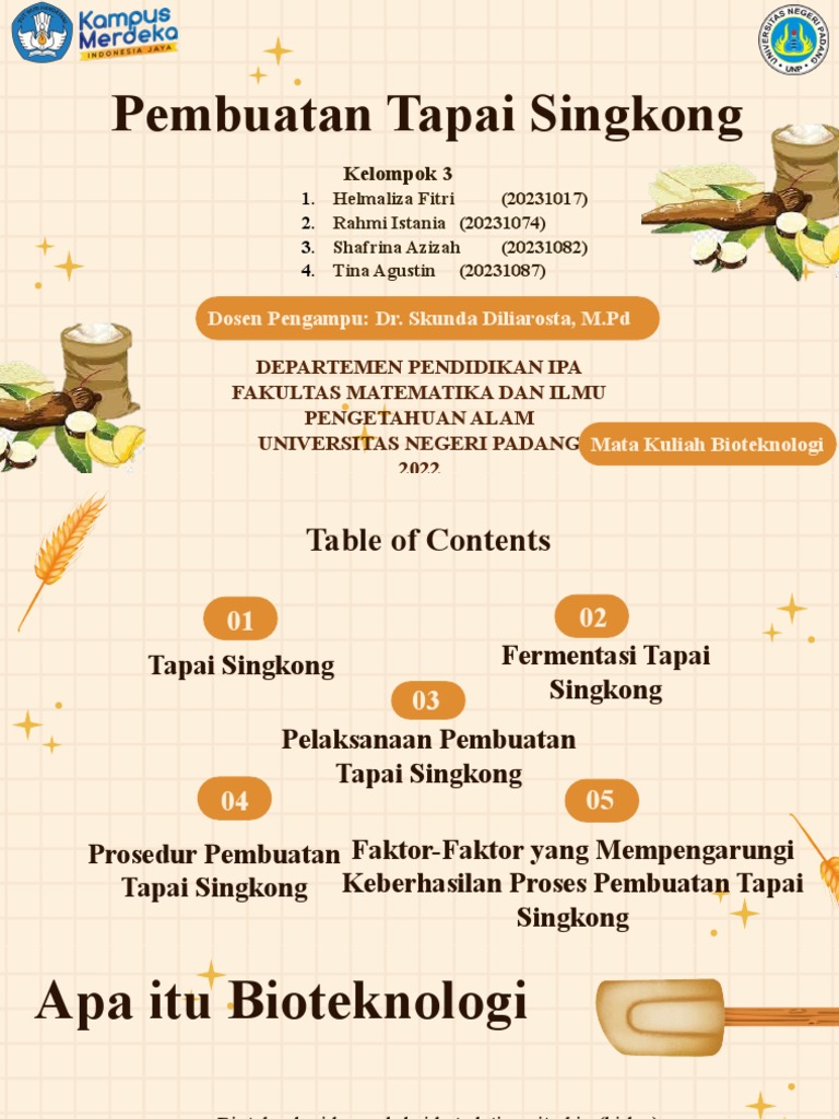 Proses Pembuatan Tapai Singkong | PDF