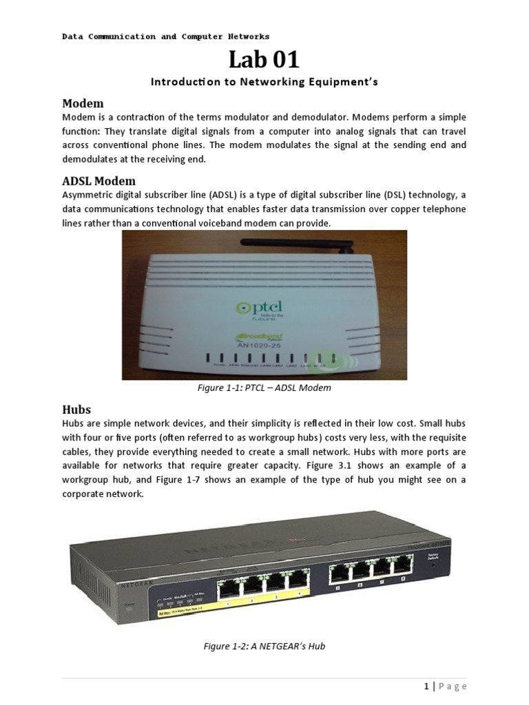 DCCN Lab 1-14 | PDF | Modulation | Network Switch