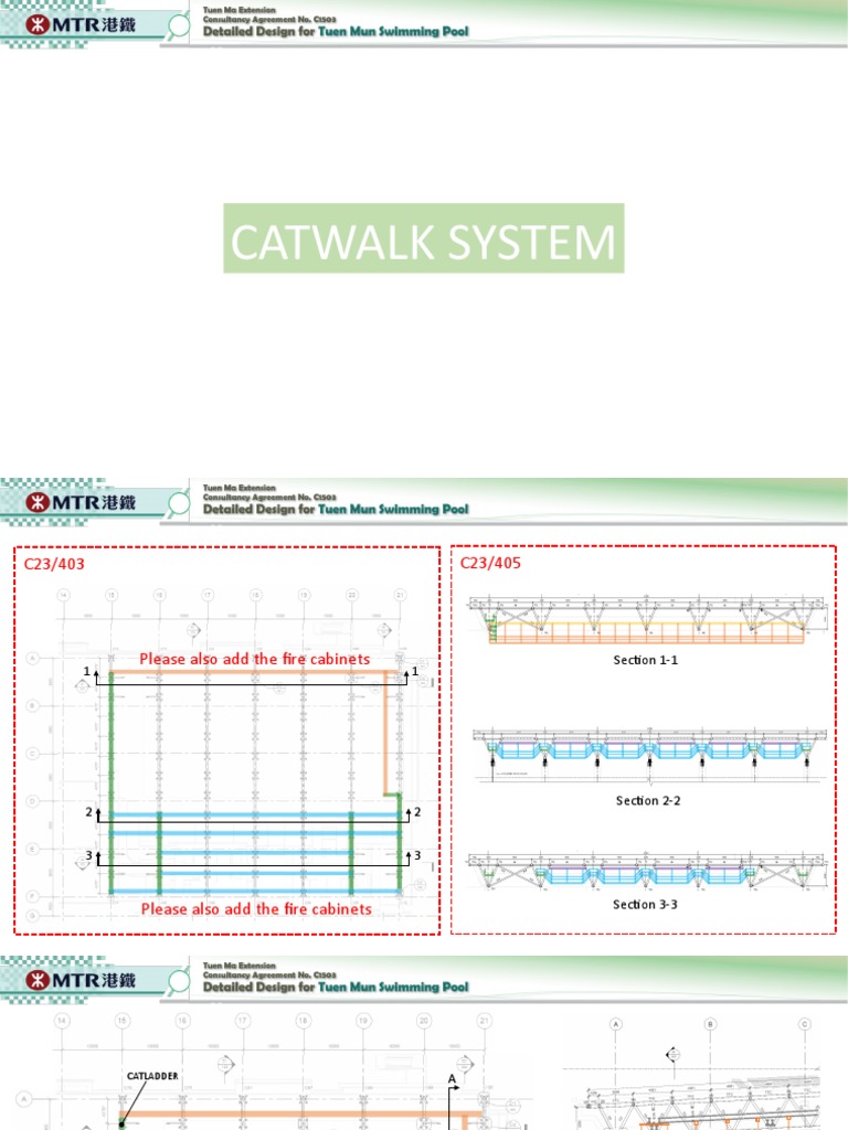 Catwalk System Design and Specifications | PDF | Building Engineering ...