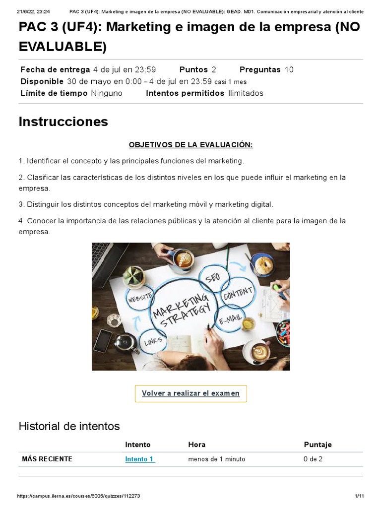 PAC 3 (UF4) - Marketing e Imagen de La Empresa (NO EVALUABLE) - GEAD. M01. Comunicación ...