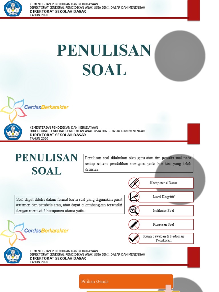 02.a Penulisan Soal PG | PDF
