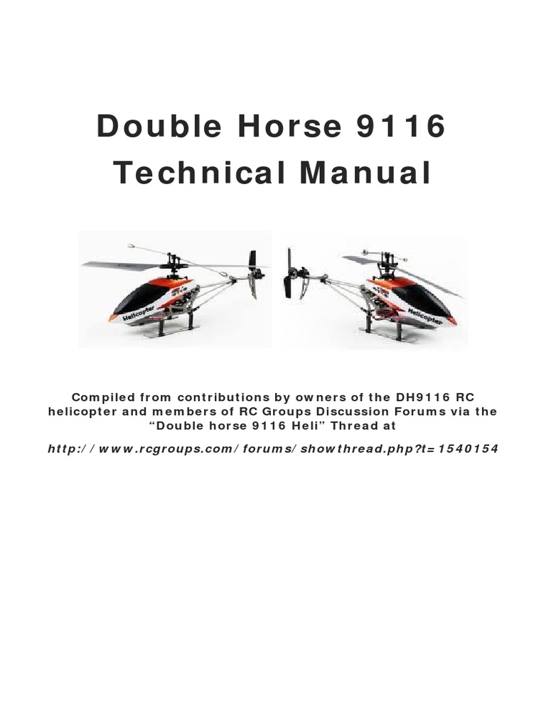 DH9116 Tech Manual | PDF | Helicopter | Printed Circuit Board