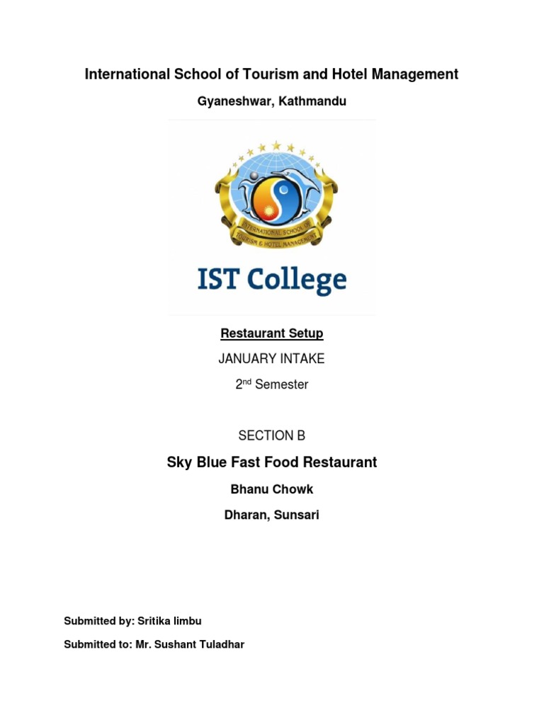 Sky Blue Fast Food Restaurant Overview | PDF | Fast Food | Fast Food ...