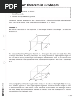 3D Pythagoras Geometry Questions | PDF | Linear Programming | Euclidean ...