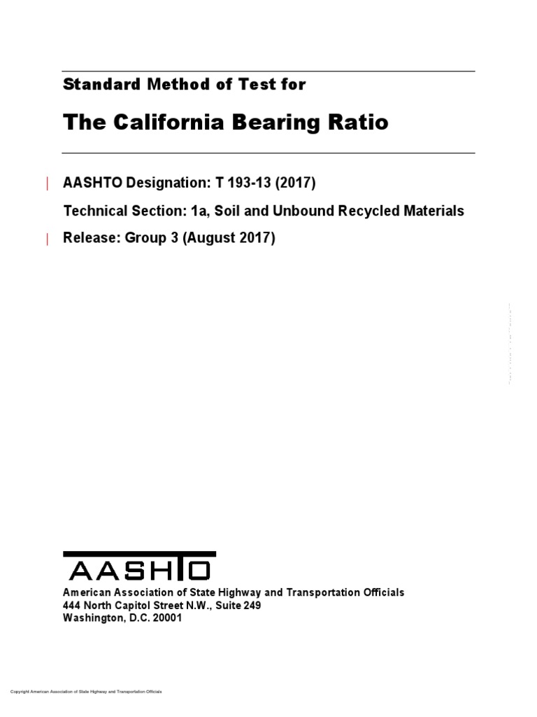 7.aashto T 193-2017 | PDF | Civil Engineering | Materials